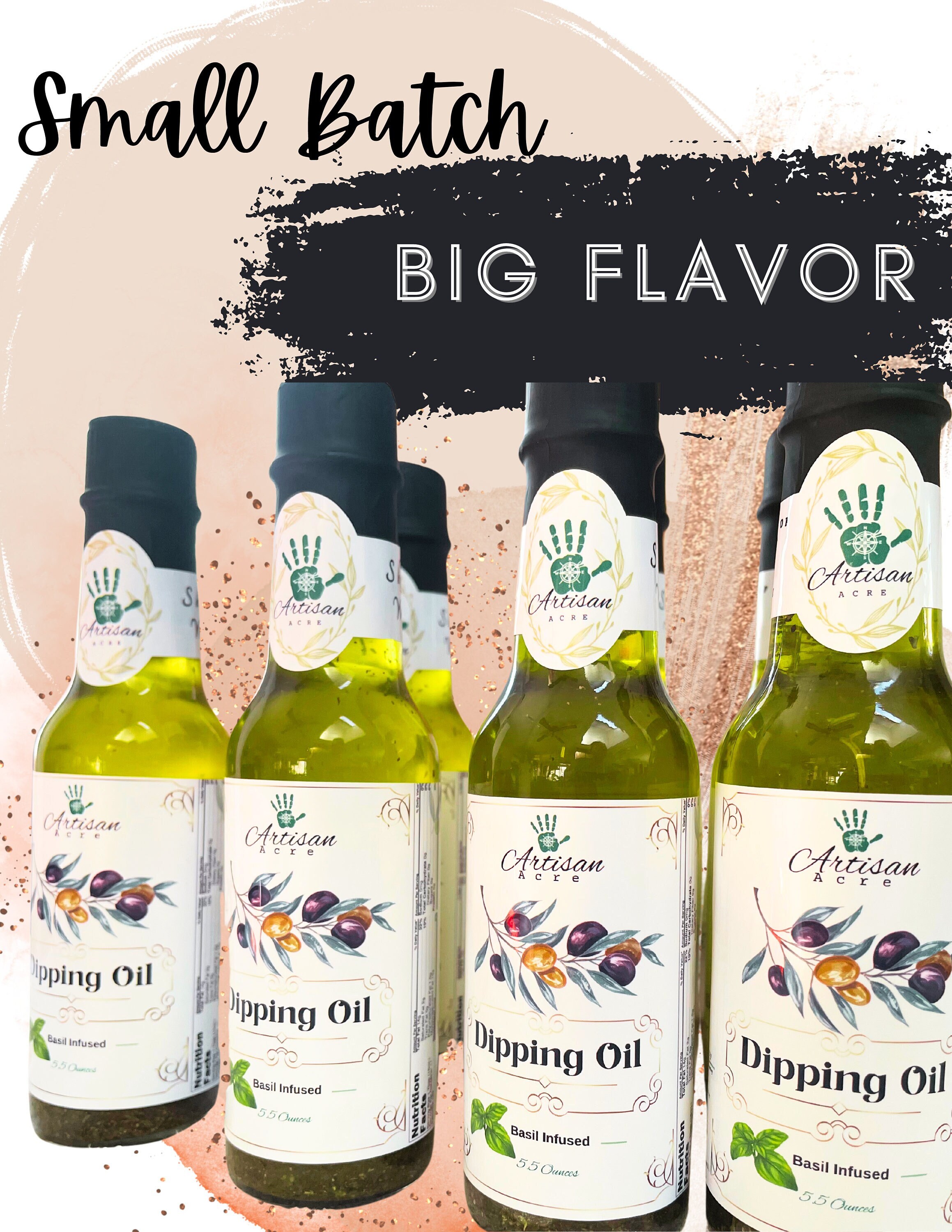 Basil Infused Dipping Oil - Etsy