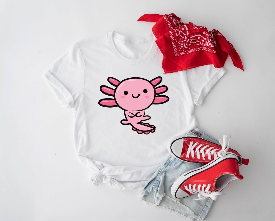 Axolotl Shirtcute Axolotl Shirts Axolotl Graphic Tees - Etsy
