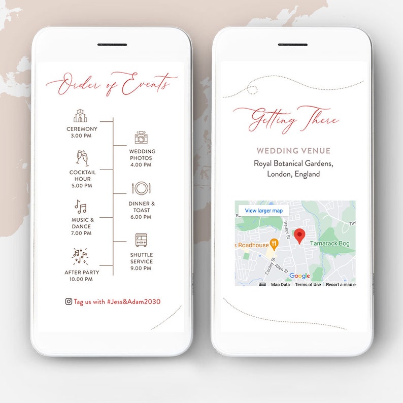 Digital Destination Wedding Invitation Wedding Invite Rsvp Digital ...