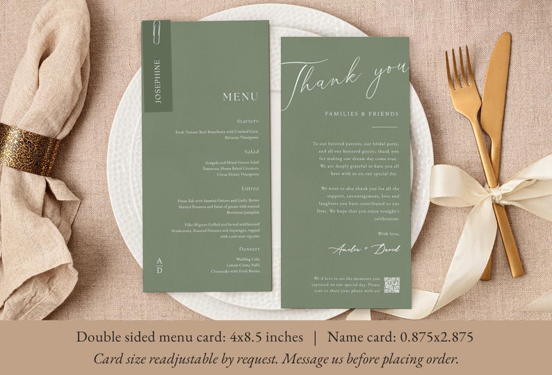 Black Wedding Menu Card Black Menu Card Black Bar Menu Place Card ...