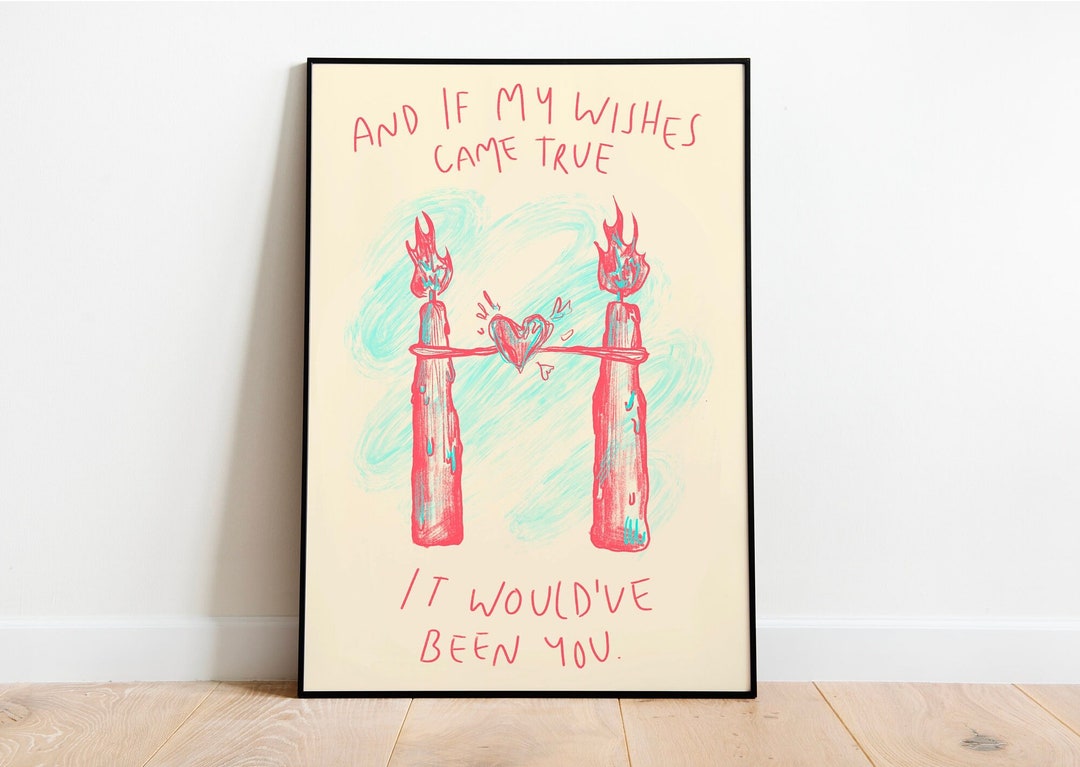 Taylor Swift the One Song Lyric Posters Wall Art Home Decor Music Gift ...