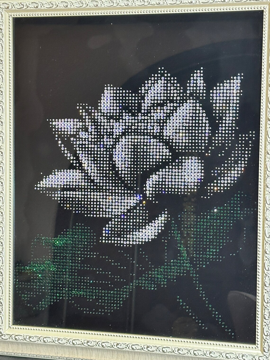 Lotus. Template for Rhinestone Layout, 1 or 2 Colors, SS5-20 Size ...