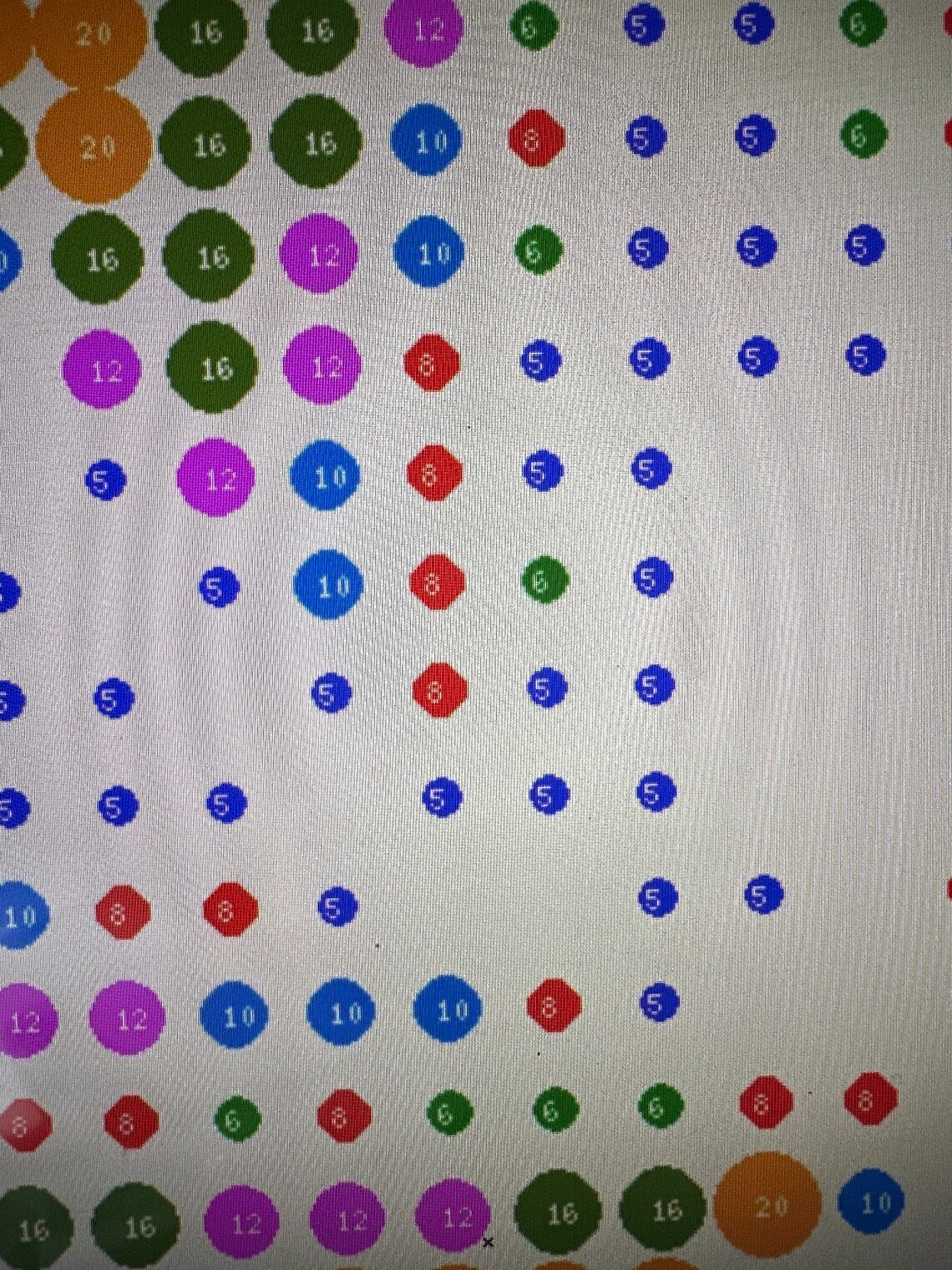 Lotus. Template for Rhinestone Layout, 1 or 2 Colors, SS5-20 Size ...