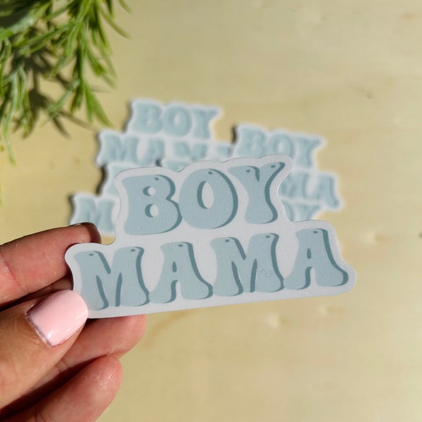 Boy Mama Sticker - Etsy