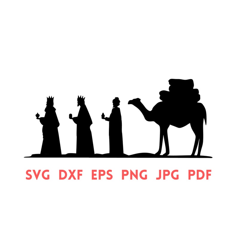 3 Wise Men SVG, Three Wise Men SVG, PNG, Eps, Dxf, Jpg Instant Digital ...