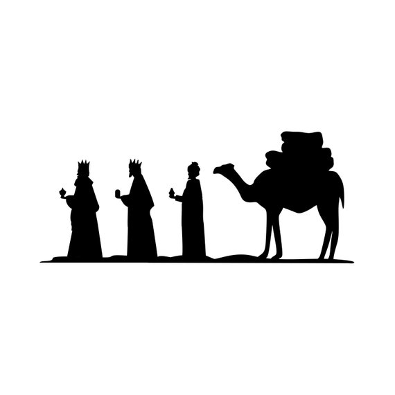 Clip Art De Silueta De Reyes Magos Reyes Magos Siluetas PNG Imágenes