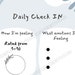 Therapy Daily Check in Worksheet for in Session or Therapeutic Homework ...