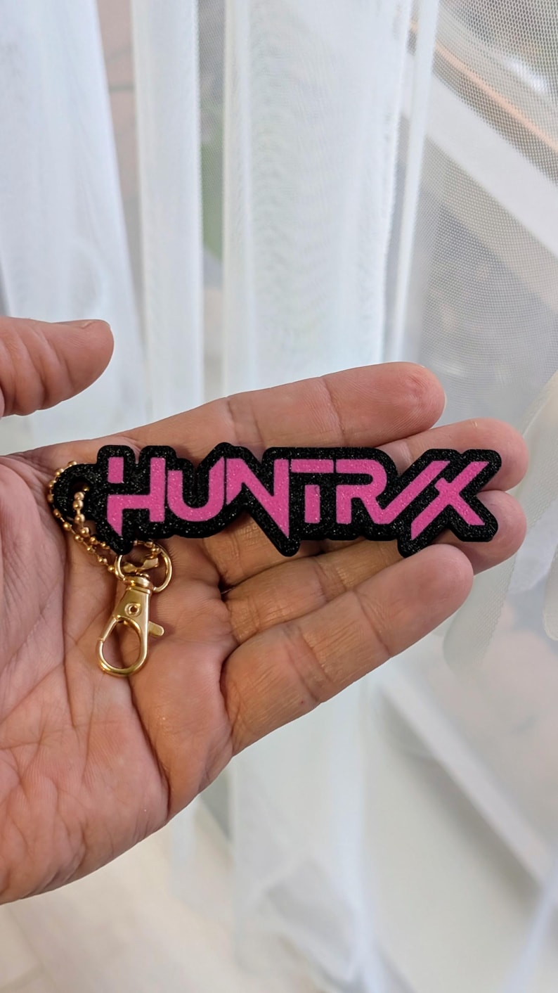Huntrix Logo Keychain – Kpop Demon Hunters | 3D Printed PLA Keyring, Fan Art - Etsy Australia