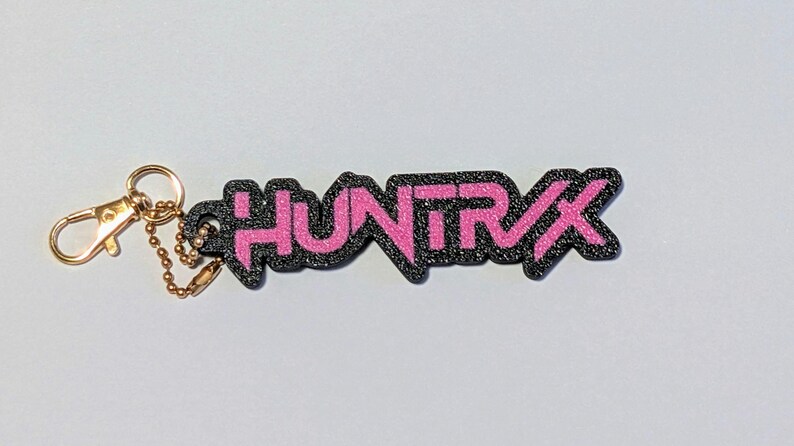 Huntrix Logo Keychain – Kpop Demon Hunters | 3D Printed PLA Keyring ...