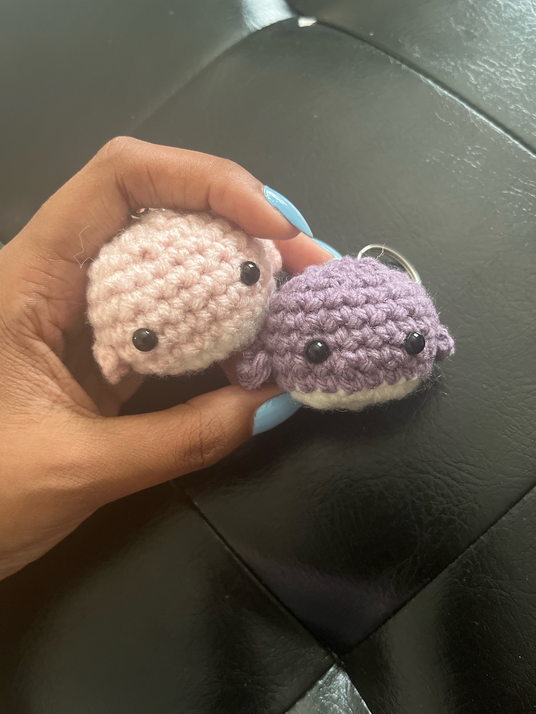 Kissing Whale Keychain: Crochet Couples Gift - Etsy