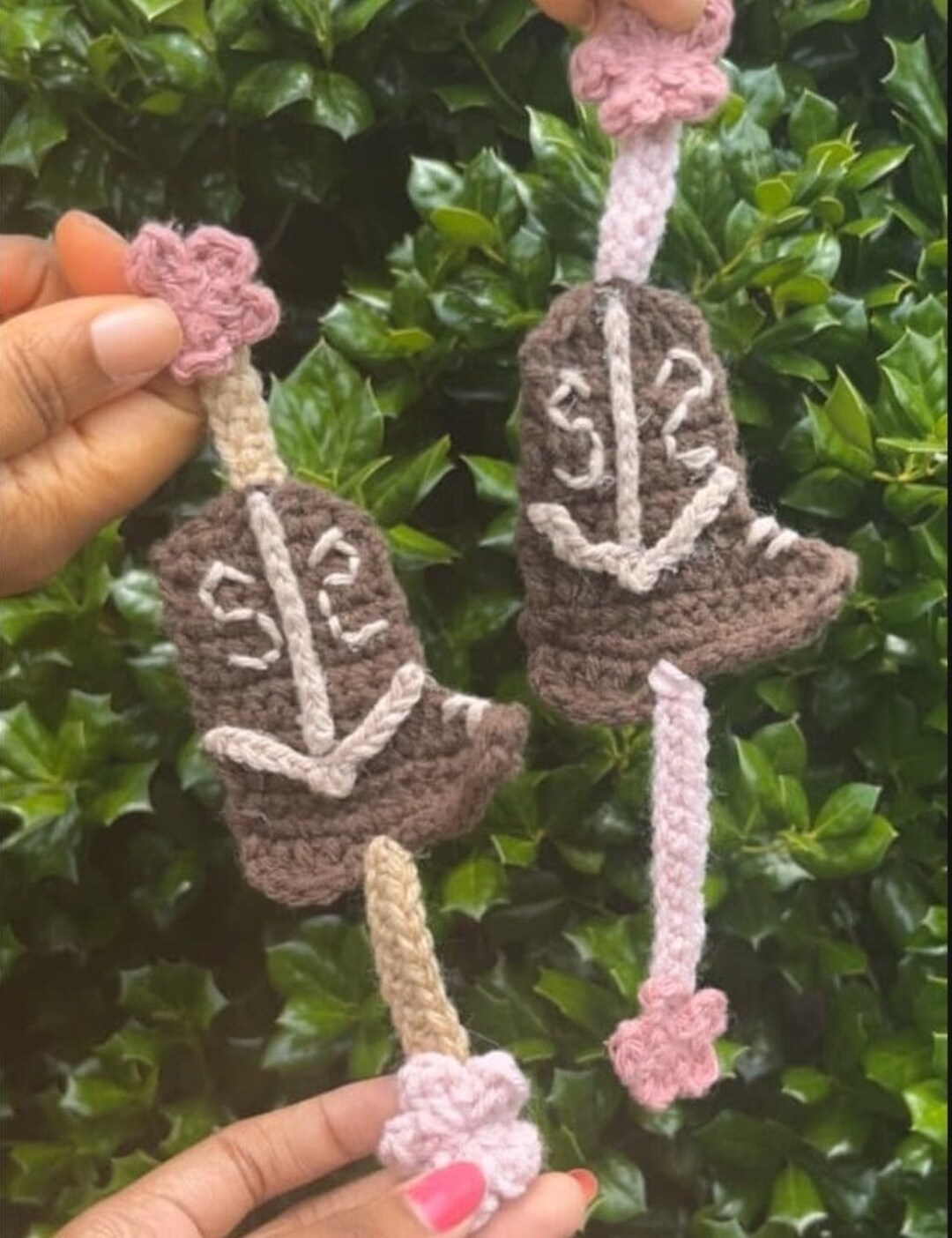 Crocheted Cowboy Bookmark, Cowgirl Boot Bookmark - Etsy