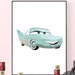 Flo Disney Cars, Disney Pixar Cars, Printable Art, Watercolor Disney ...