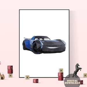 Jackson Storm, Disney Pixar Cars, Disney Cars Print, Disney Cars Poster ...