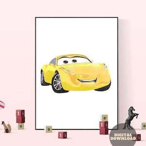 Cruz Ramirez, Disney Pixar Cars, Disney Cars Print, Disney Cars Poster ...
