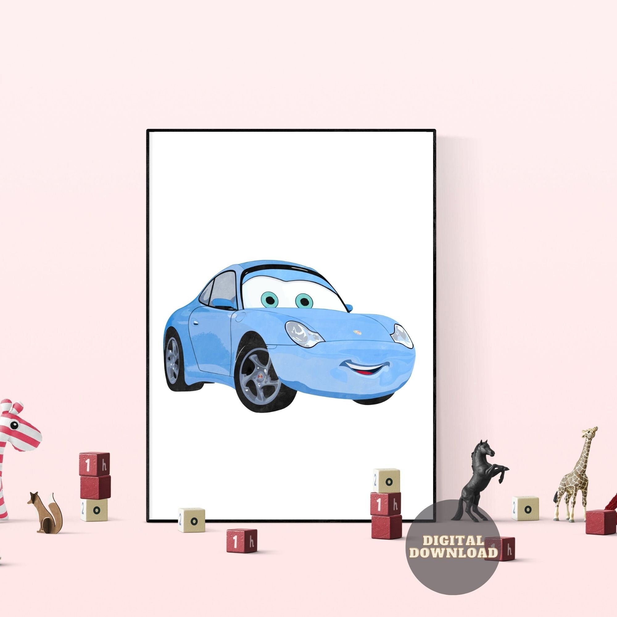 Sally Carrera, Disney Pixar Cars, Disney Cars Print, Disney Cars Poster ...