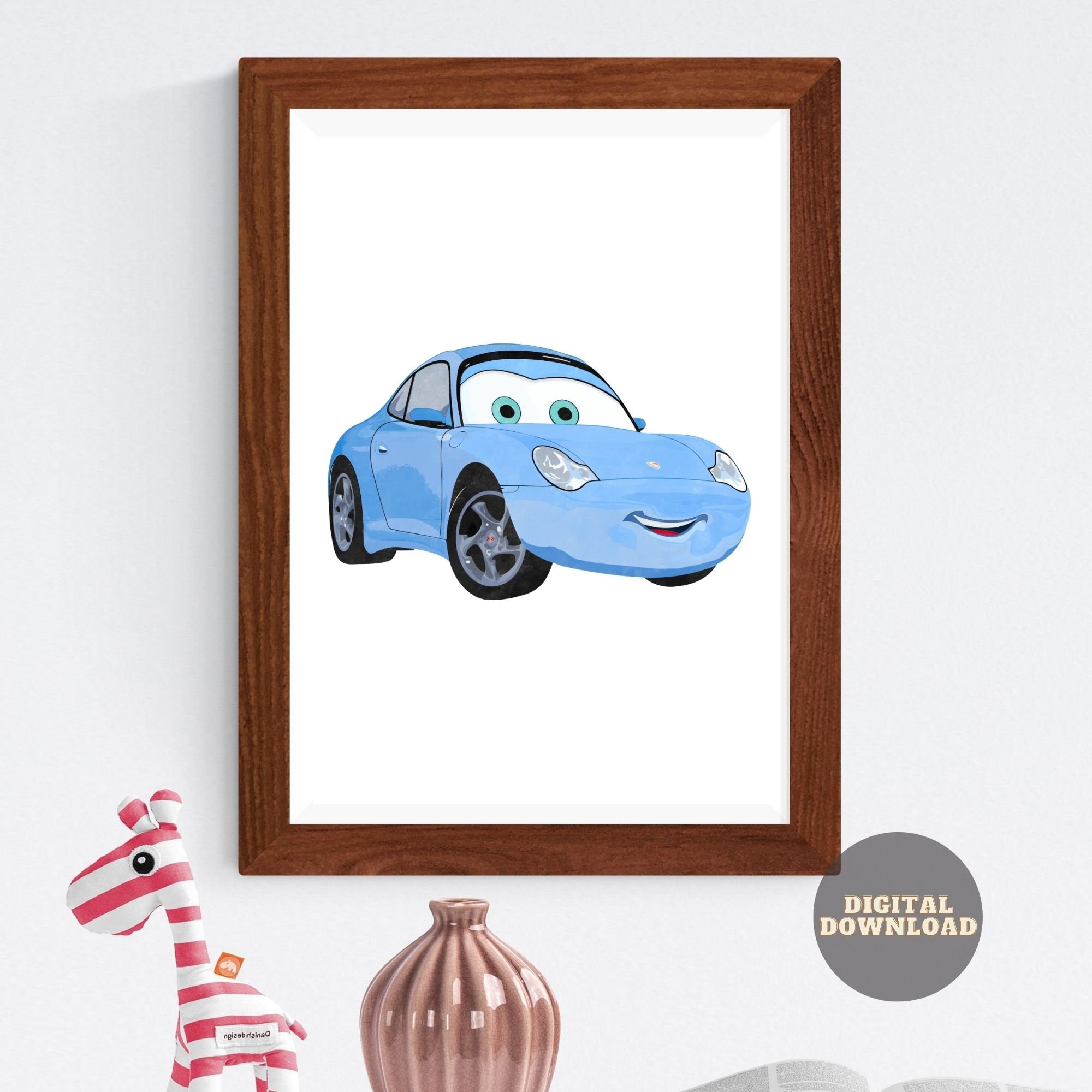 Sally Carrera, Disney Pixar Cars, Disney Cars Print, Disney Cars Poster ...