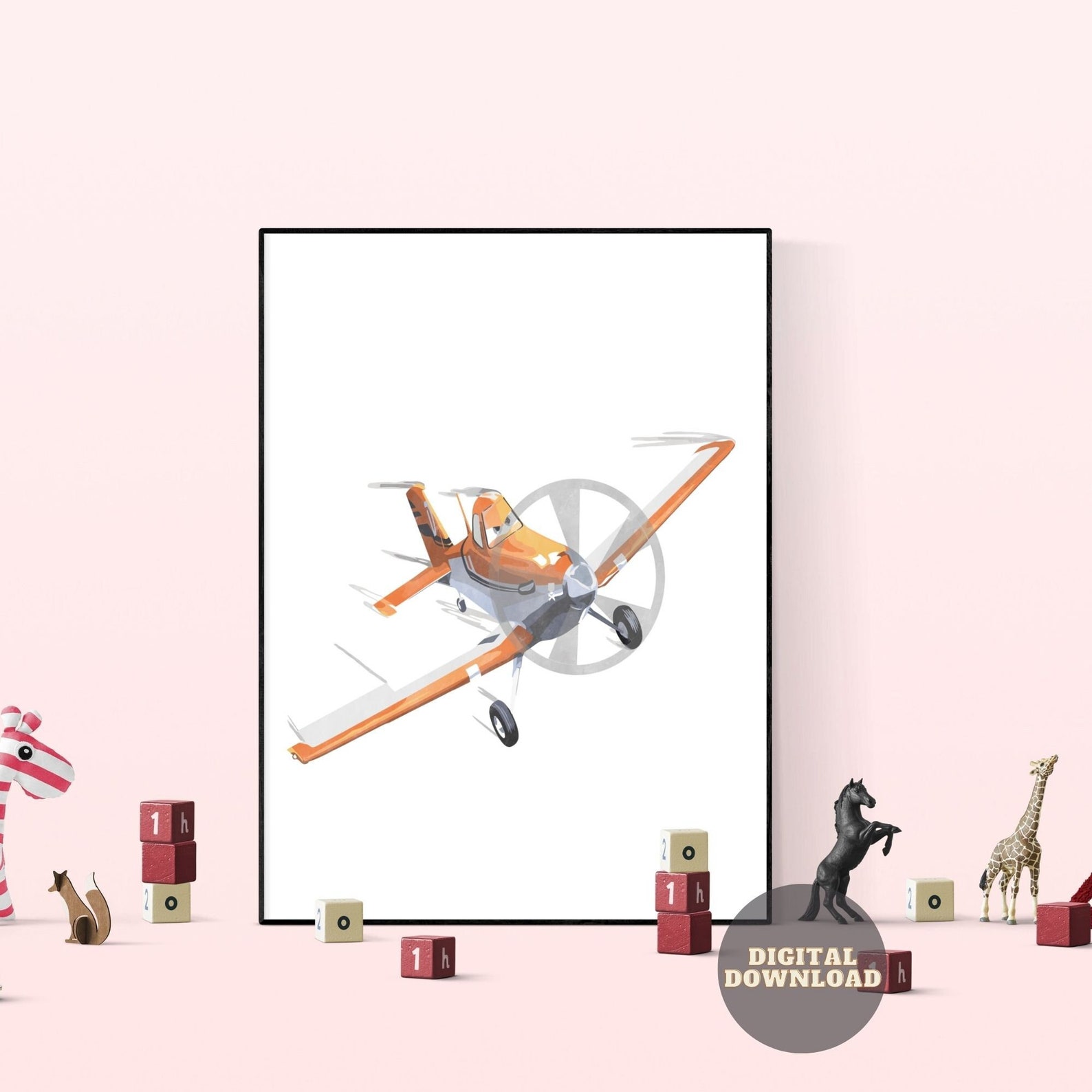 Disney Pixar Planes, Dusty Crophopper Plane, Birthday Printable ...