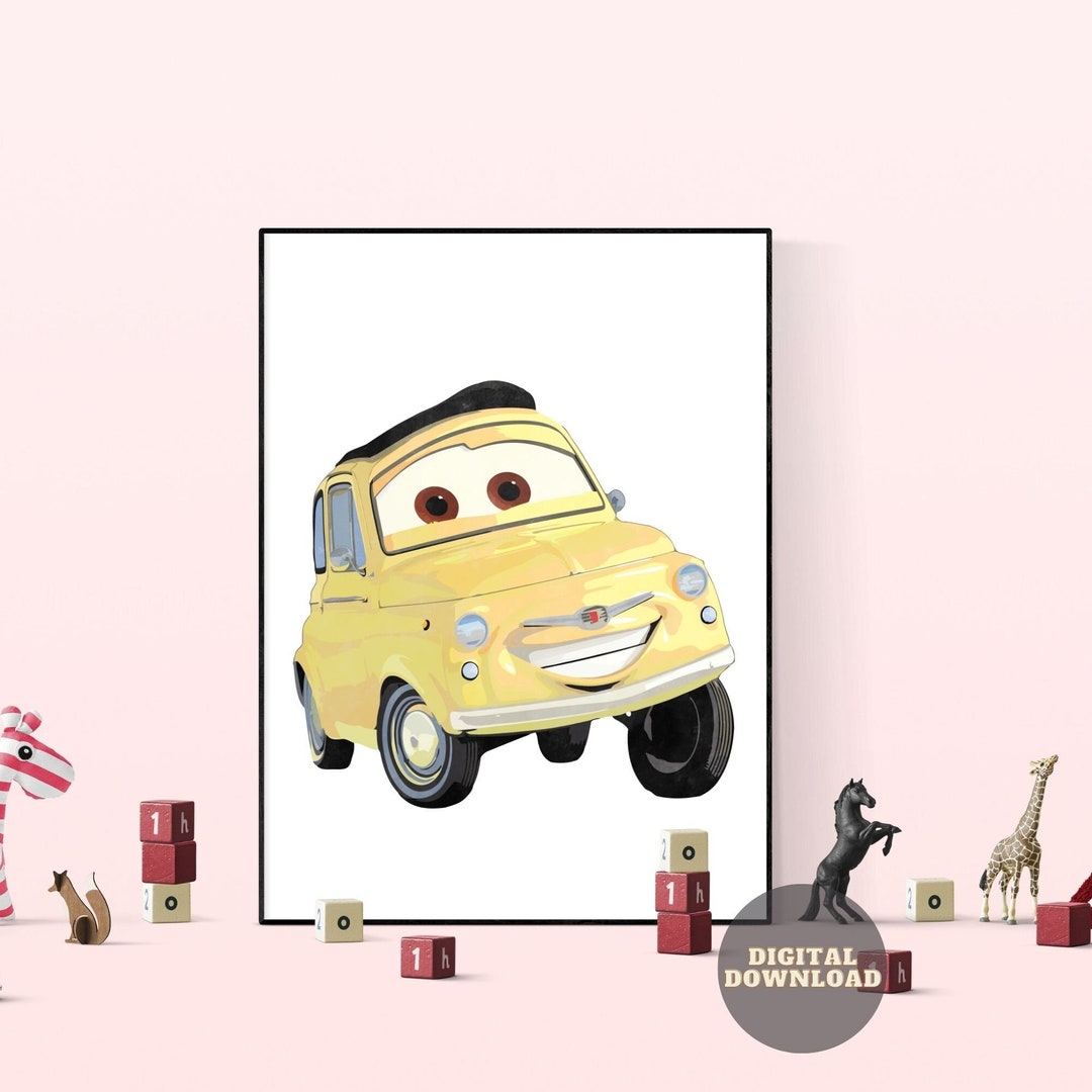 Luigi, Disney Pixar Cars, Disney Cars Print, Disney Cars Poster, Cars ...