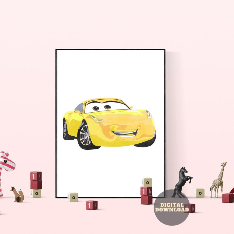 Cruz Ramirez, Disney Pixar Cars, Disney Cars Print, Disney Cars Poster ...