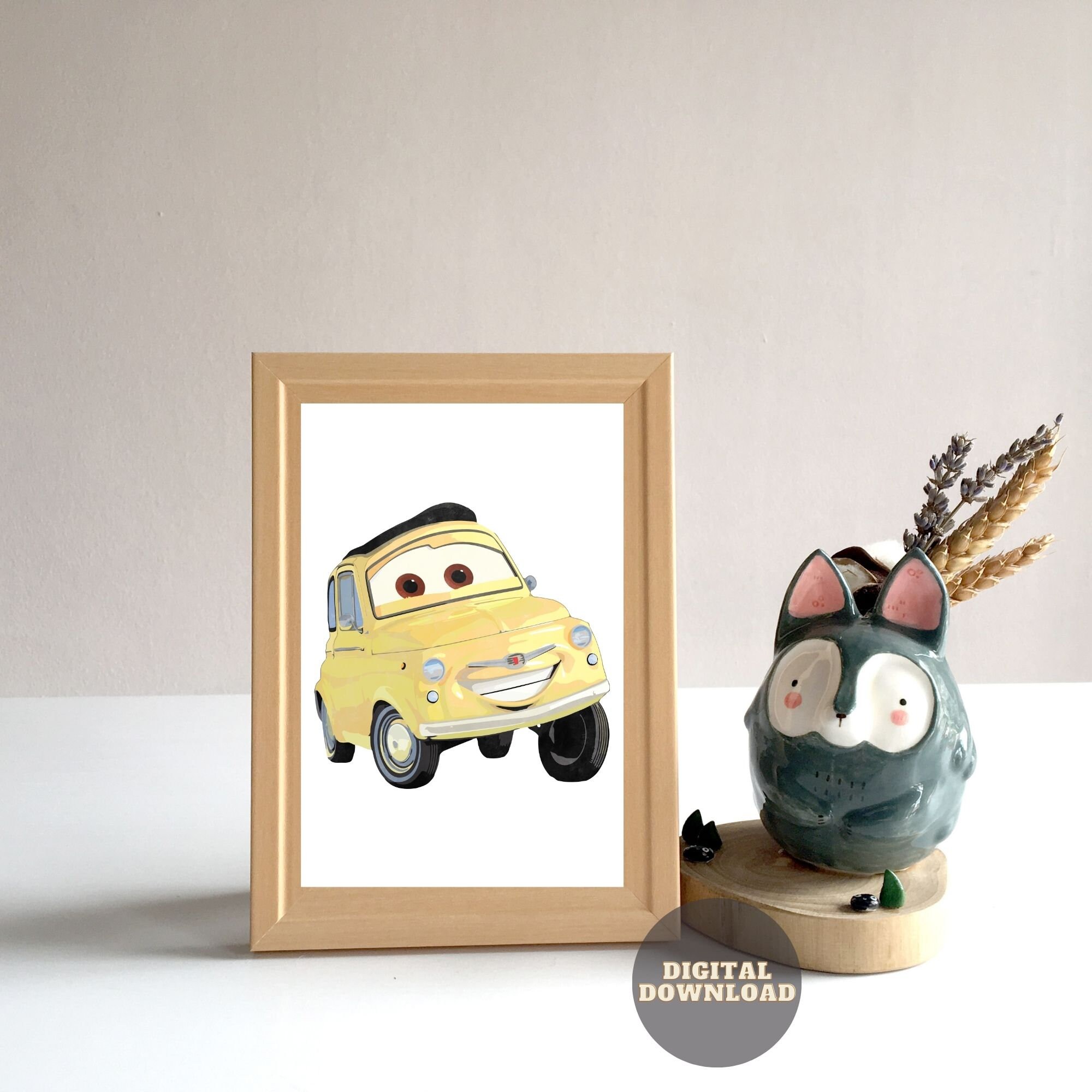Luigi, Disney Pixar Cars, Disney Cars Print, Disney Cars Poster, Cars ...