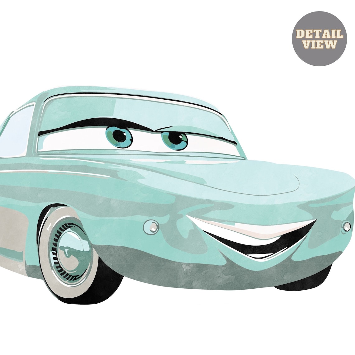 Flo Disney Cars, Disney Pixar Cars, Printable Art, Watercolor Disney ...
