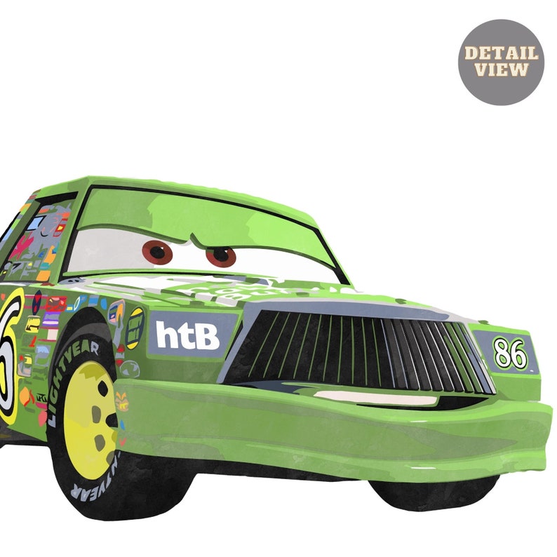 Chick Hicks, Disney Pixar Cars, Disney Cars Print, Disney Cars Poster ...