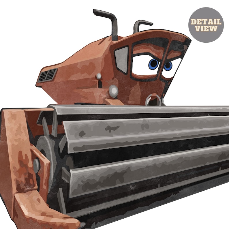 Frank Disney Cars, Disney Pixar Cars, Cars Print, Frank the Combine ...