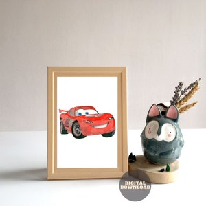Lightning Mcqueen, Disney Pixar Cars, Disney Cars Print, Disney Cars ...