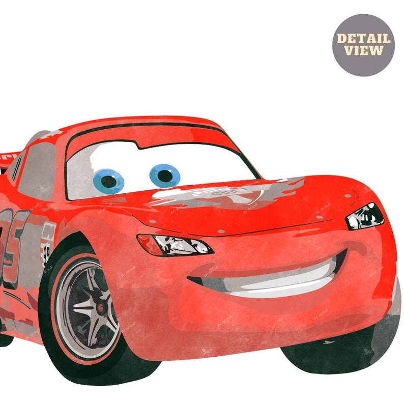 Lightning Mcqueen, Disney Pixar Cars, Disney Cars Print, Disney Cars ...