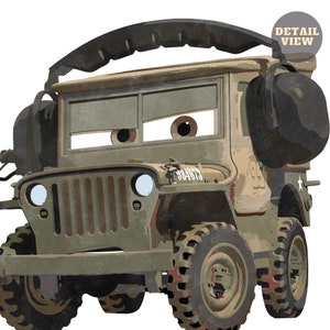 Sarge, Disney Pixar Cars, Disney Cars Print, Disney Cars Poster, Cars ...