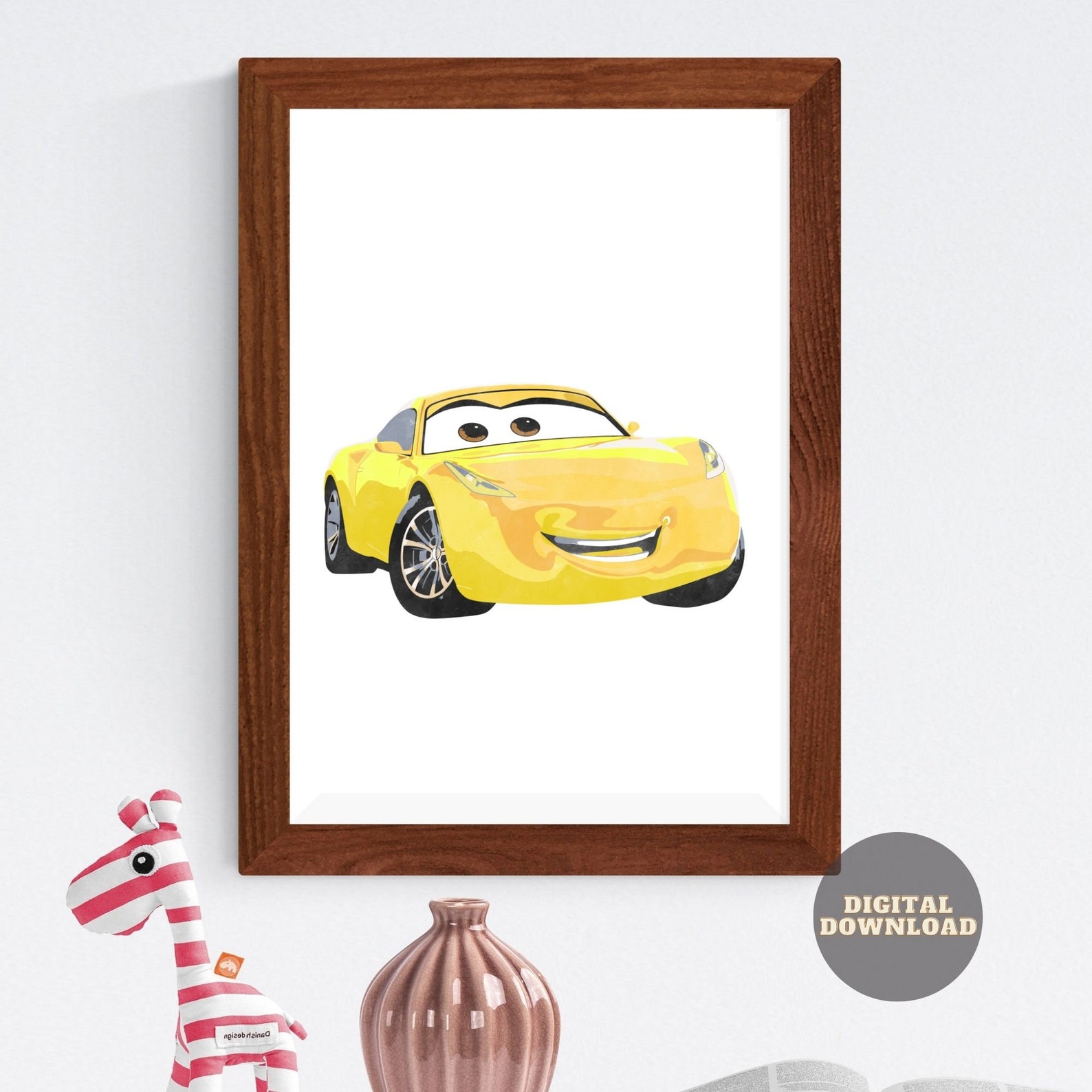 Cruz Ramirez, Disney Pixar Cars, Disney Cars Print, Disney Cars Poster ...