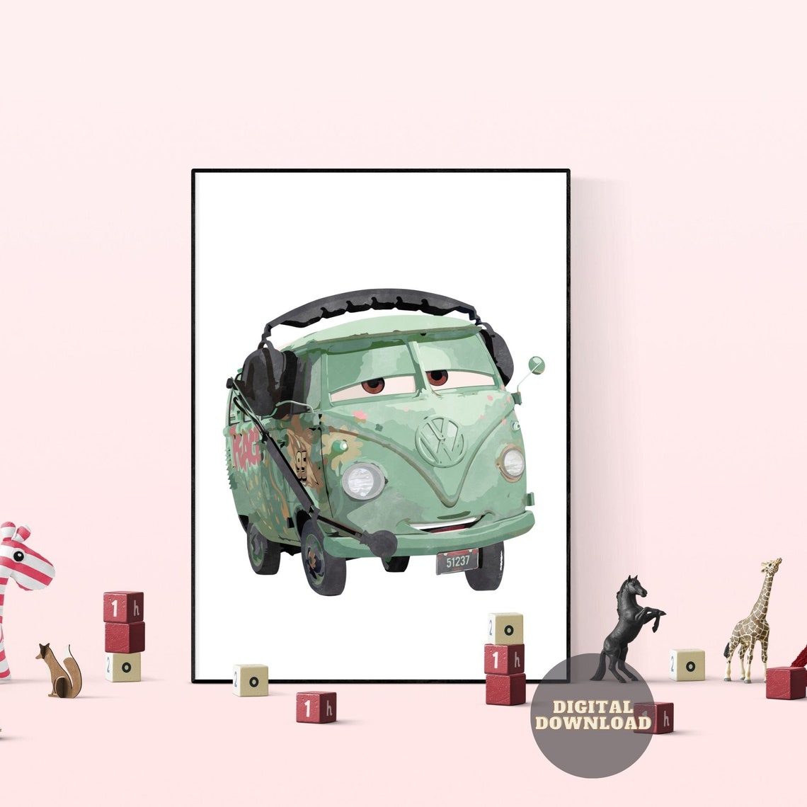 Fillmore Disney Pixar Cars Disney Cars Print Disney Cars - Etsy