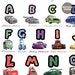 Disney Cars, Alphabet Poster, ABC Sign, Alphabet, Kids Room Decor ...