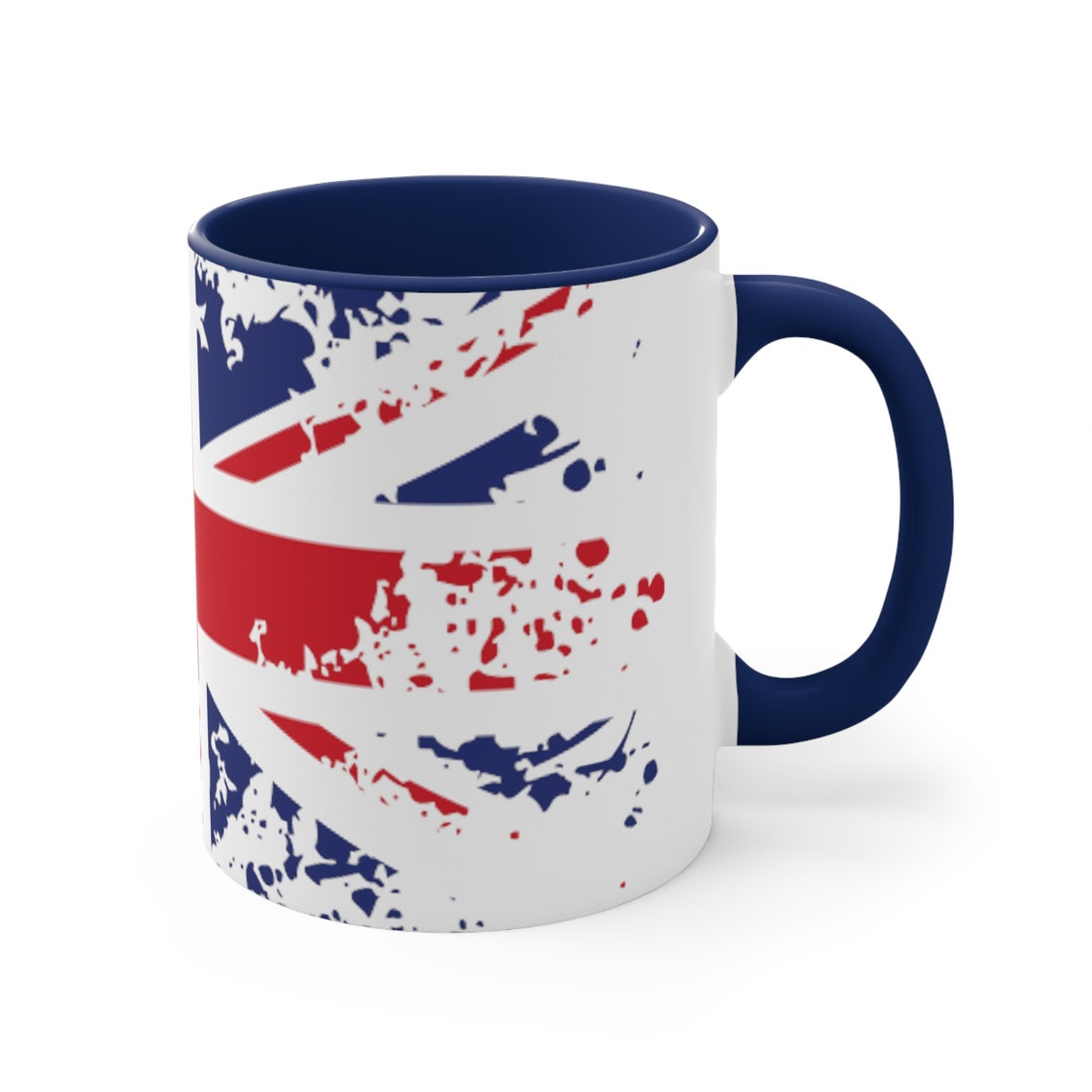 Union Jack United Kingdom Accent Coffee Mug, 11oz - Etsy