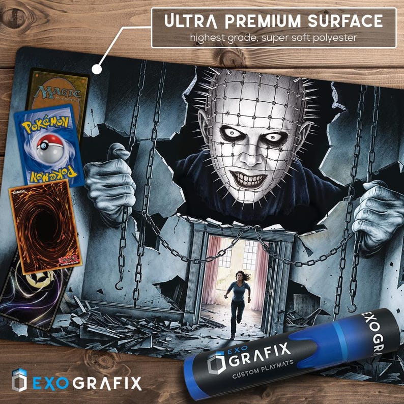 Pinhead - Masters of Horror - Playmat - Custom Horror TCG Playmat - Etsy