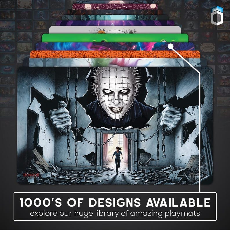 Pinhead Masters of Horror Playmat Custom Horror TCG Playmat - Etsy