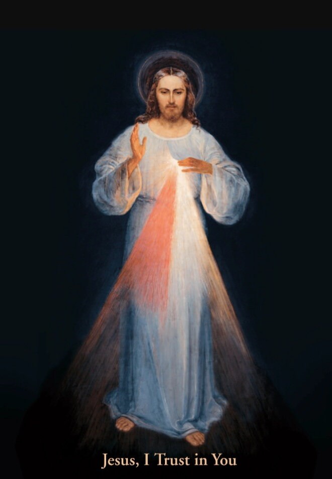 Divine Mercy Image Vilnius 8x10- Artwork Print. Spread Divine Mercy ...