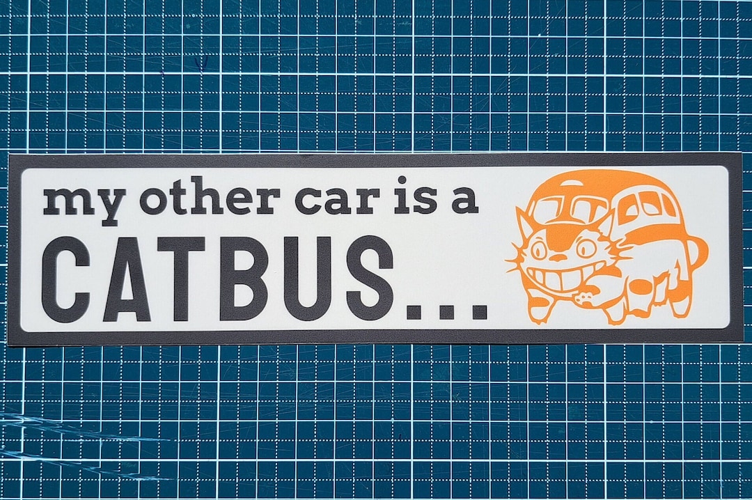 CAT BUS Sticker - Etsy