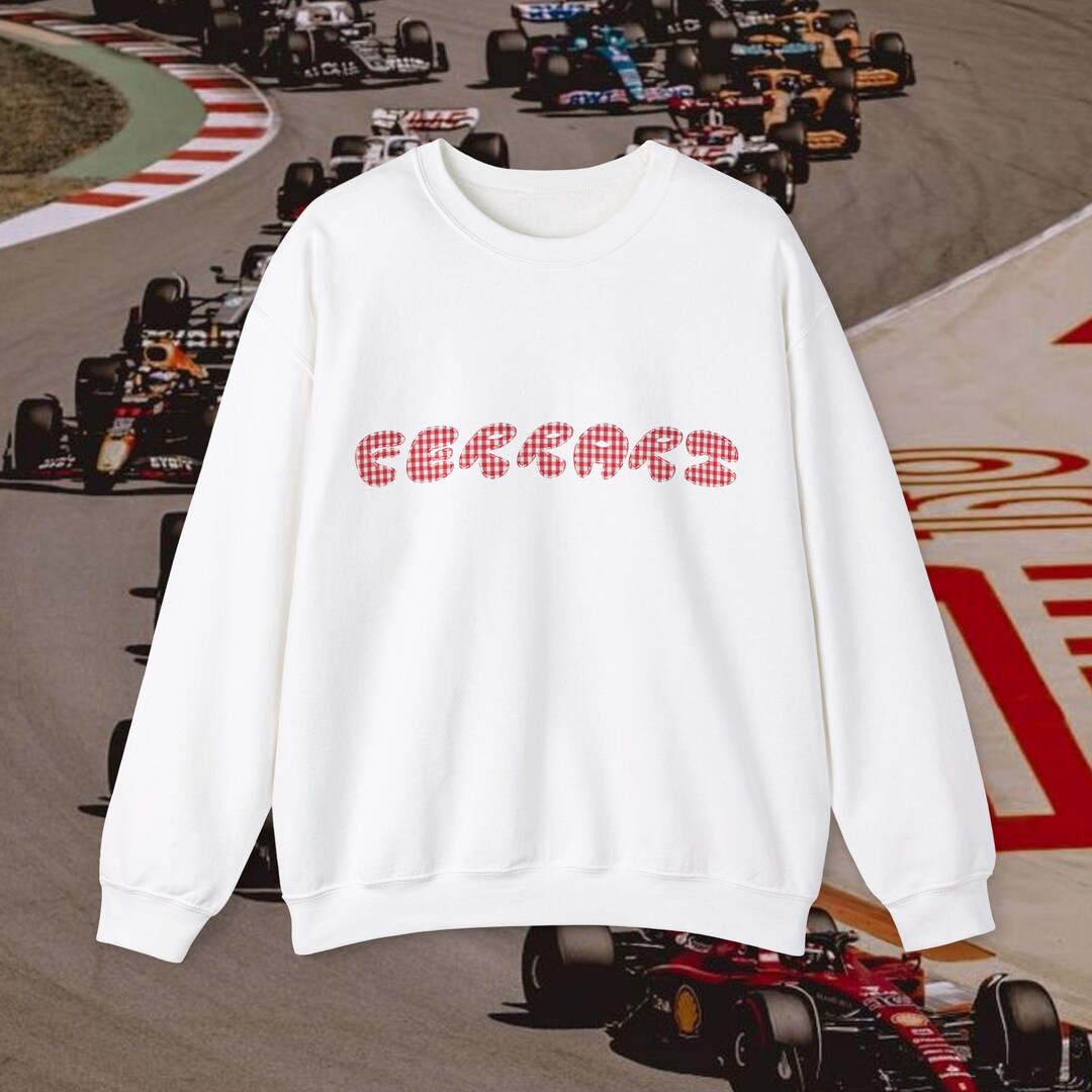 Ferrari F1 Sweatshirt, Faux Patchwork, F1 Jumper, Tifosi Merch, Formula ...