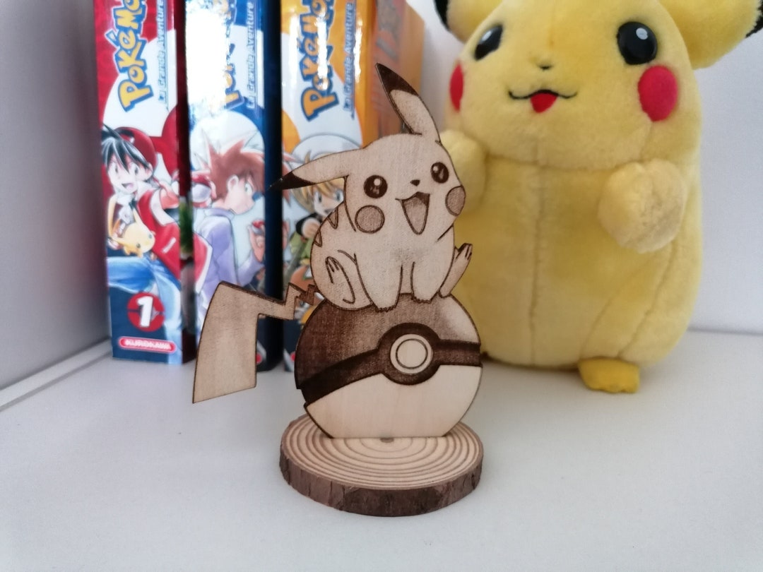 Pikachu Pokemon Wood Engraving / Pikachu Pokemon Wood Engraving - Etsy