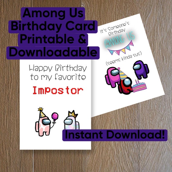 Among Us Birthday - Etsy