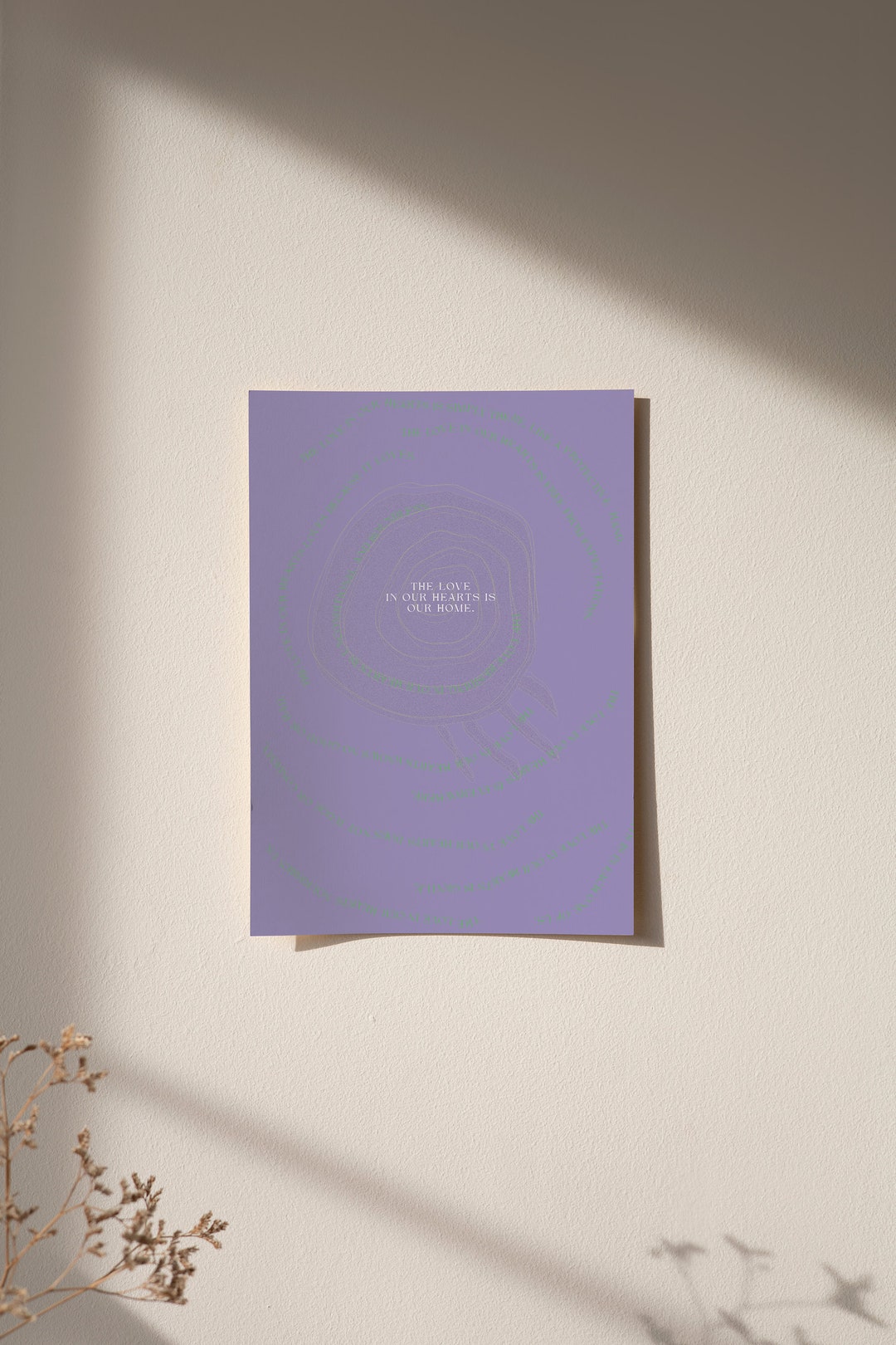 Love Poem Poster 'meditation Art' 'print Poster' 'yoga Gift ...