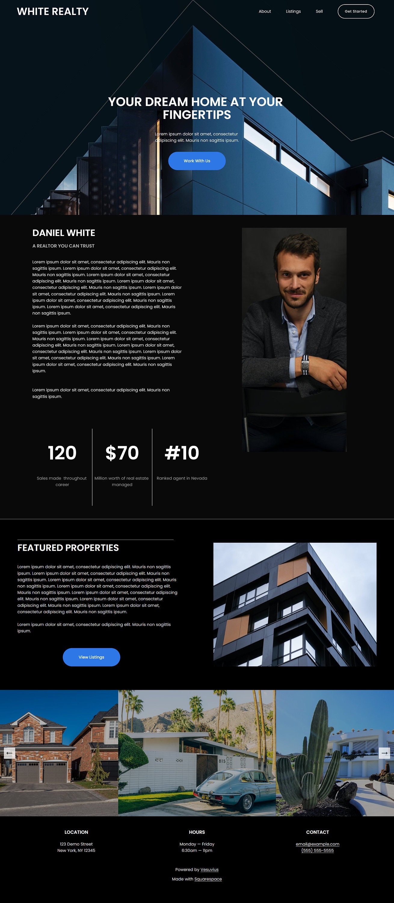 Squarespace Template | Website Template | Professional Template for ...