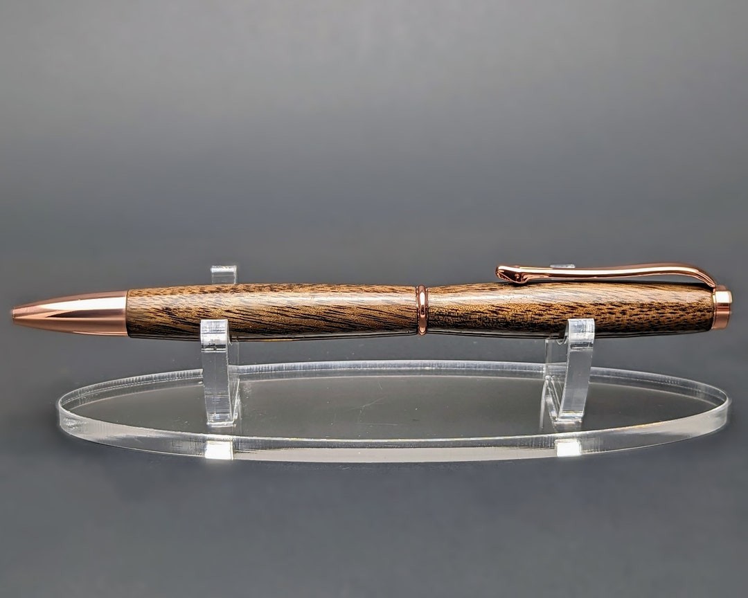 Slimline Twist Pen Walnut and Copper - Etsy
