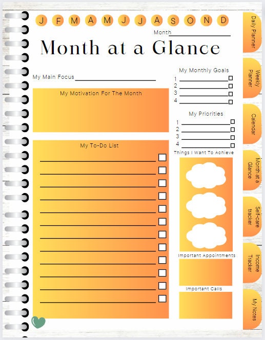 Student Organizer Digital Planner, Empowering Planner, Digital PDF ...