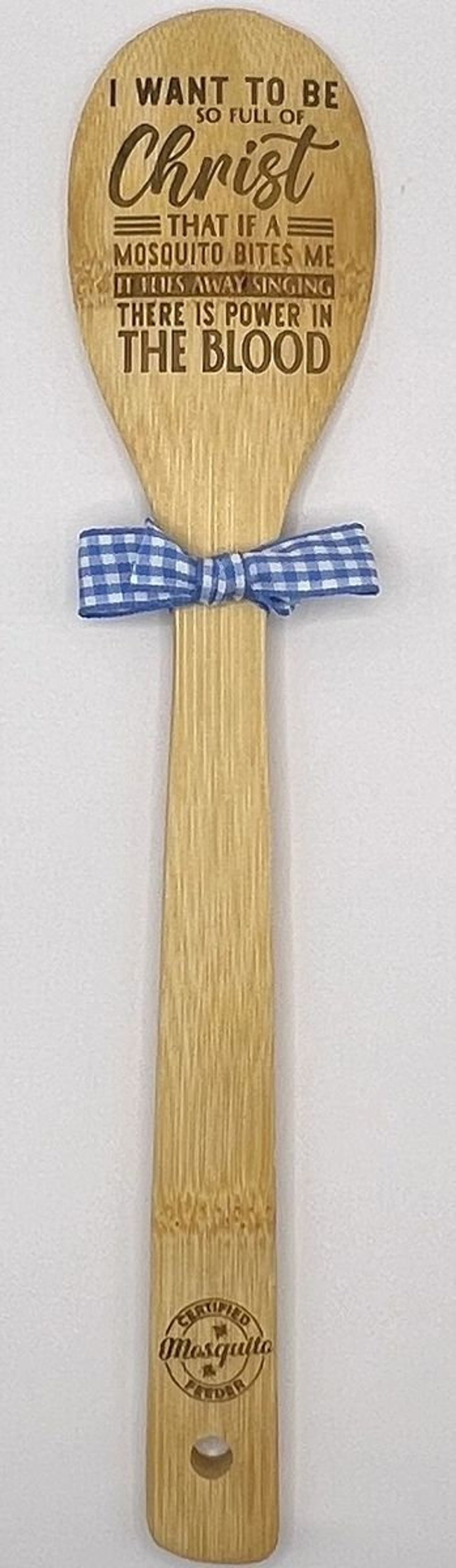 Custom Laser Engraved Wooden Spoon - Christ - Etsy