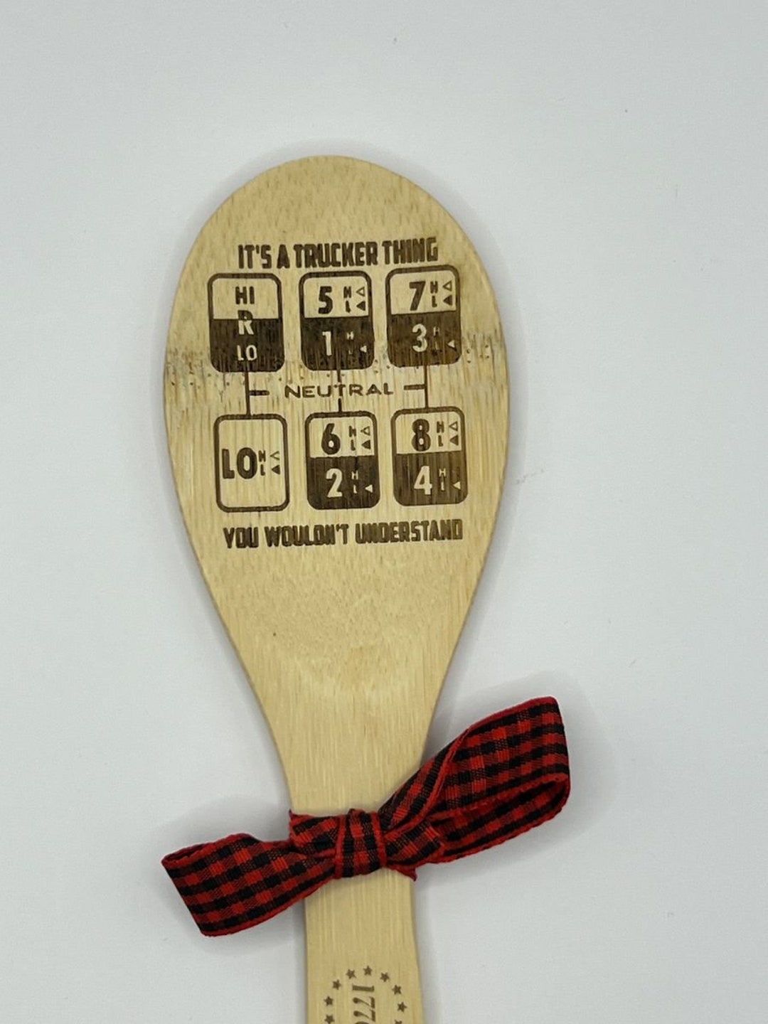 Custom Laser Engraved Wooden Spoon It's a Trucker Thing - Etsy