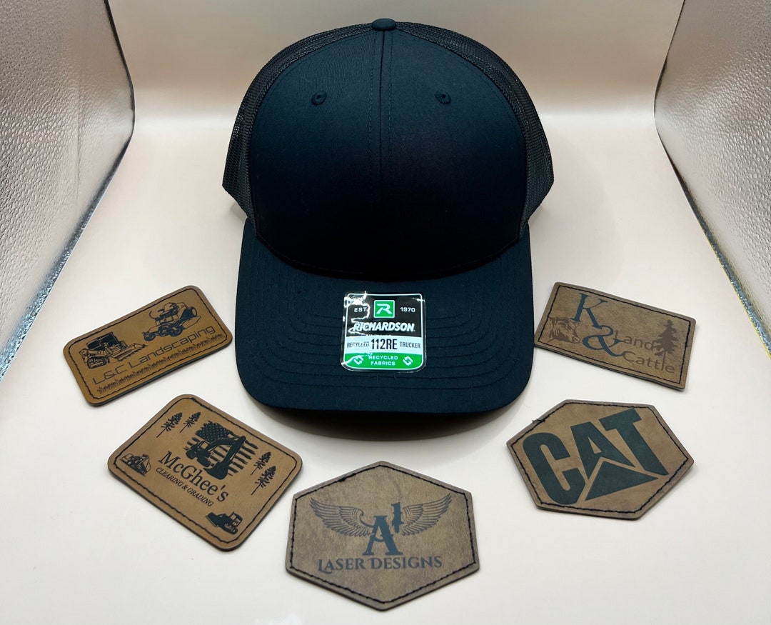 Laser Engraved Hat Patches on These Richardson 112 Hats - Etsy