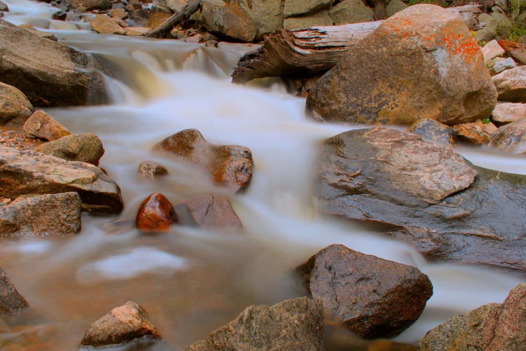 Lower Boulder Falls River Long Exposure Large Format Digital - Etsy