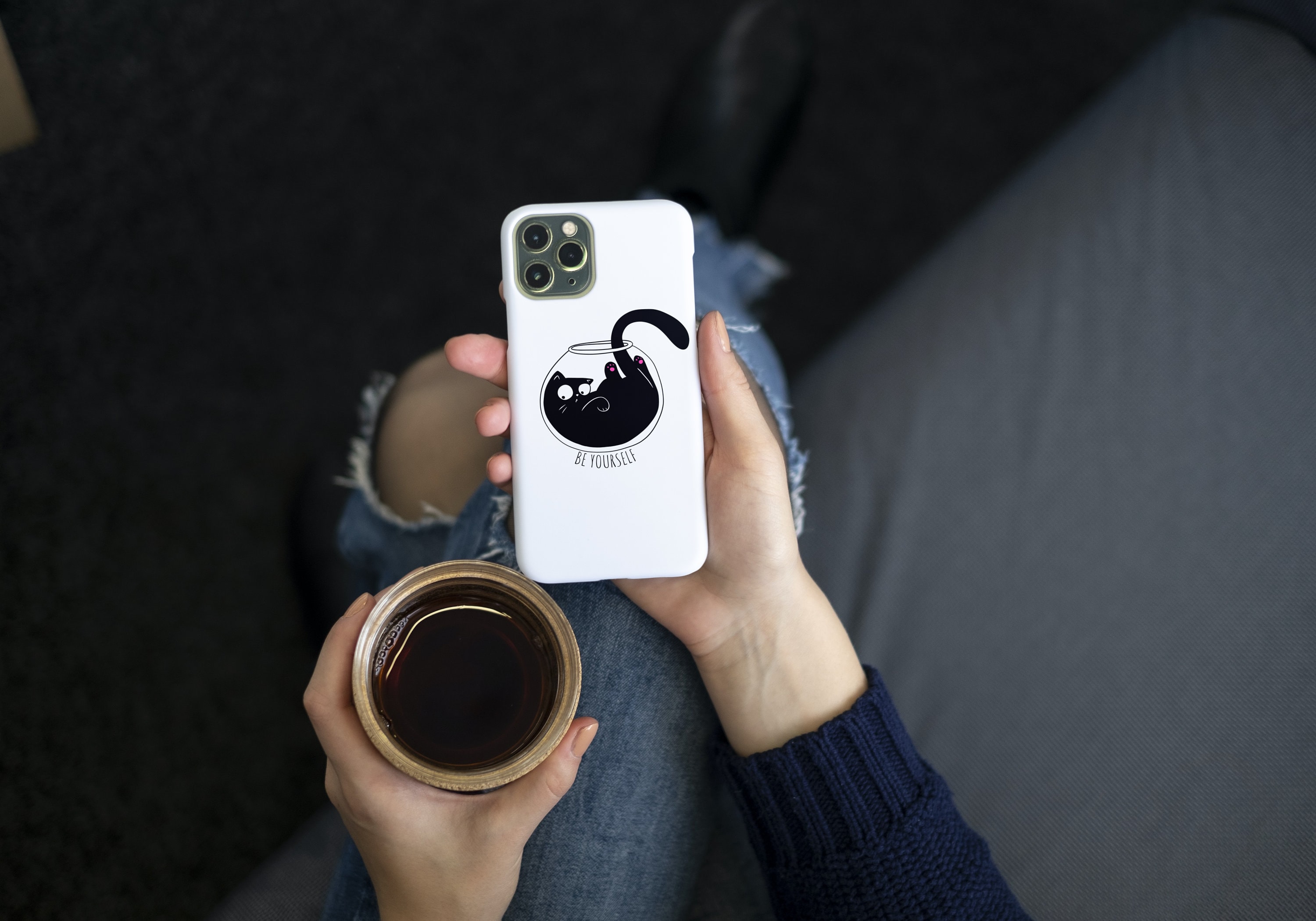 Be Yourself Cat Jpeg Png Pdf T-shirt Print Svg, Be Yourself Cat Digital ...